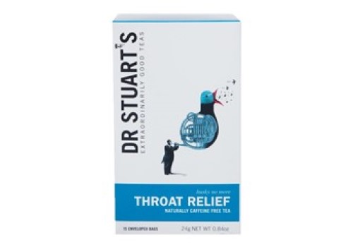 Dr. Stuarts Teas Throat Relief (15 Bags) | quaycoop.com