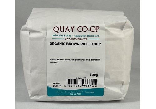Prepack Organic Brown Rice Flour (500g) | quaycoop.com