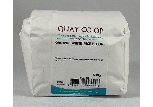 Prepack Organic White Rice Flour (500g) | quaycoop.com