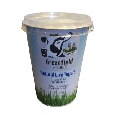 Greenfield Natural Live Yoghurt 500g | quaycoop.com